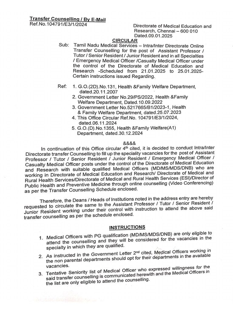 DME Transfer Counseling | PDF | Doctor Of Medicine | Medical School