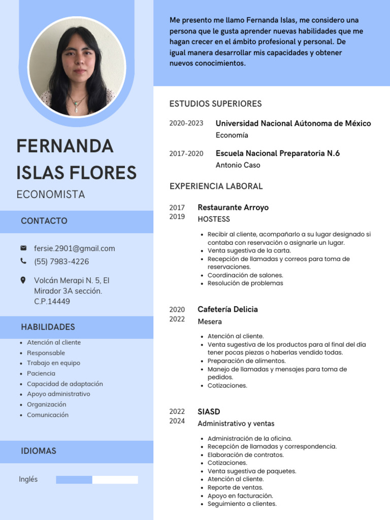 CV Fernanda Islas PDF | PDF