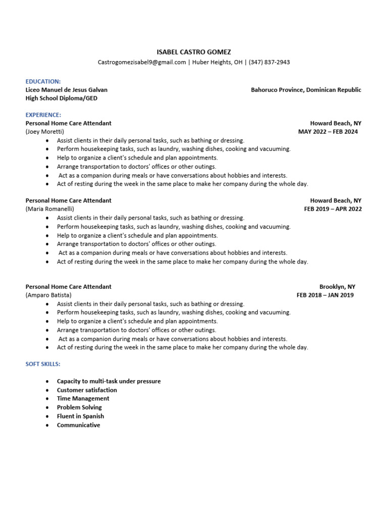 Sample Resume Template v2 | PDF