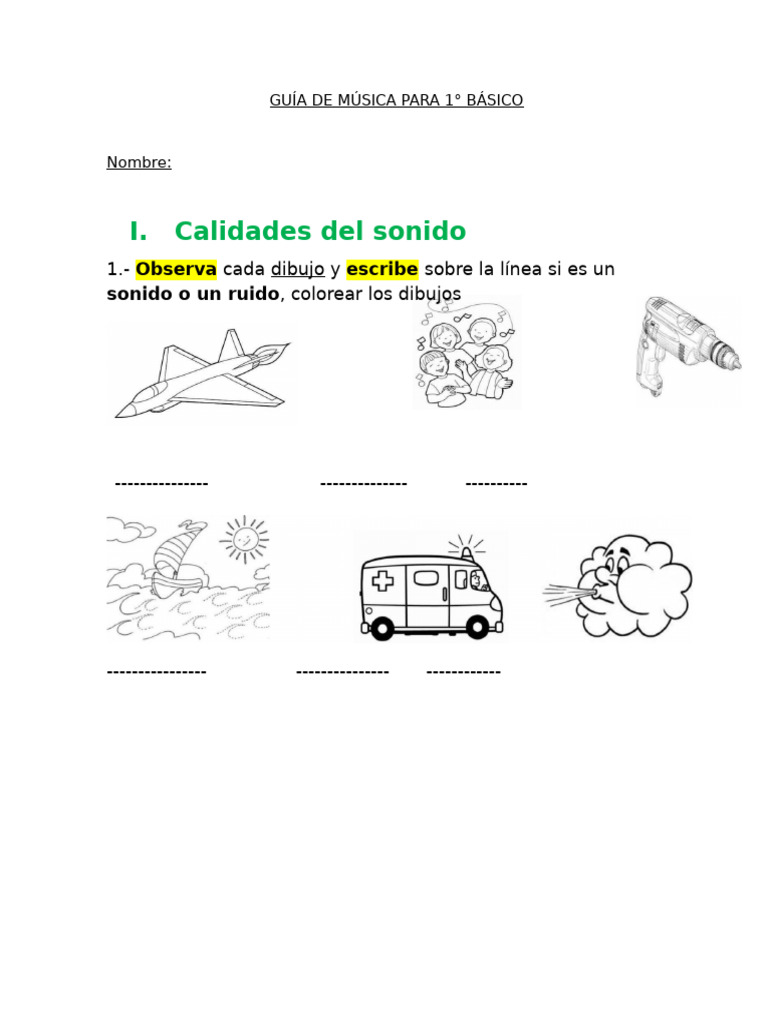 Guia Primero B | PDF