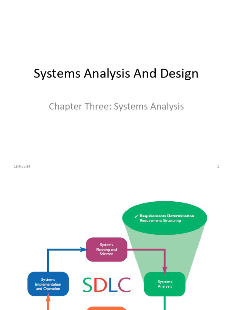 Chapter 3-Systems Analysis | PDF | Sampling (Statistics)