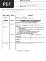 Grade5 LS3 Religion Lesson Plan | PDF | Lesson Plan | Spirituality