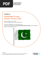 Cambridge o Level Syllabus June 2025 | PDF