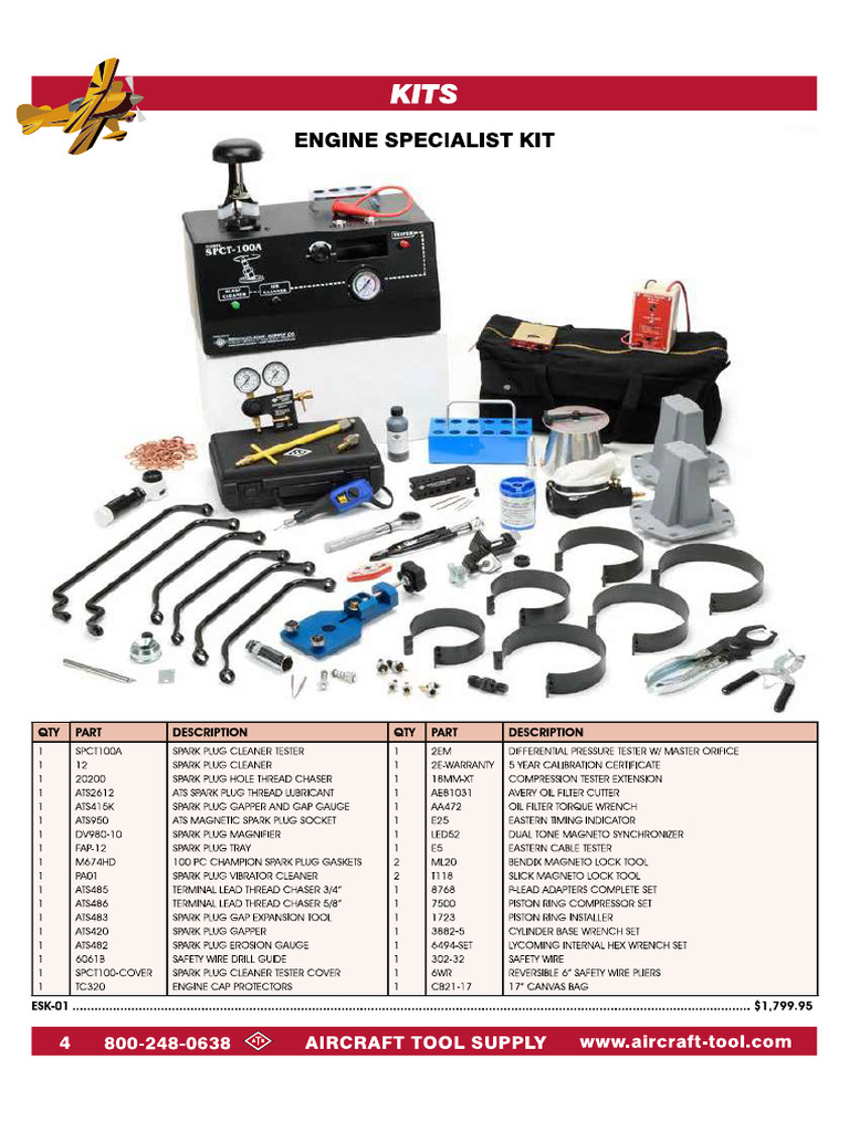 Engine Specialist Kit - TOOLS SPCT-100A | PDF