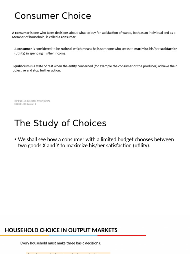Theory of Consumer Choice_Last Session | PDF | Utility | Demand