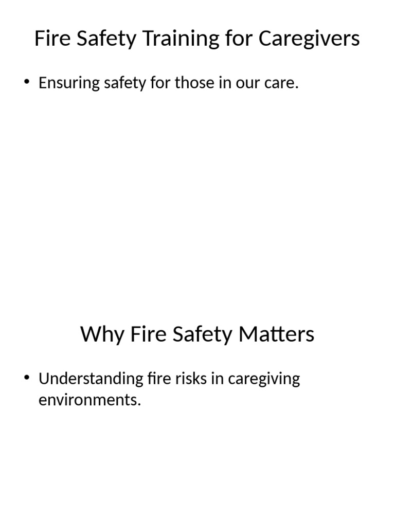 Fire Safety Training | PDF