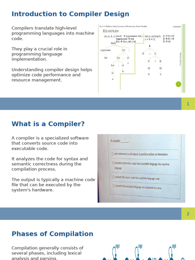 CD - Compiler Design And Its Types | PDF | Compiler | Computer Programming