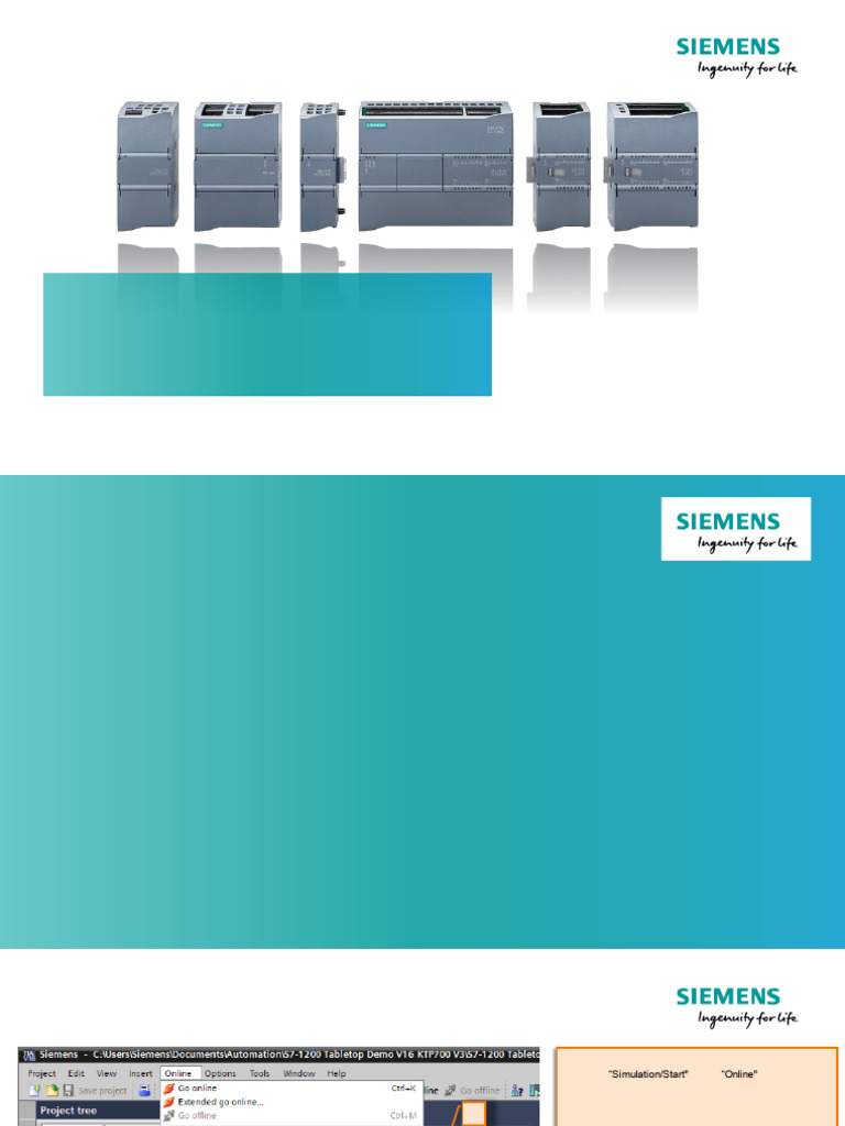 infoPLC - Net - S7-1200 06 Virtual Commissioning Functions | PDF | Programmable Logic Controller ...