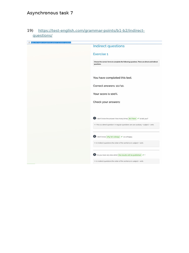 Asynchronous task C114 - No6 | PDF