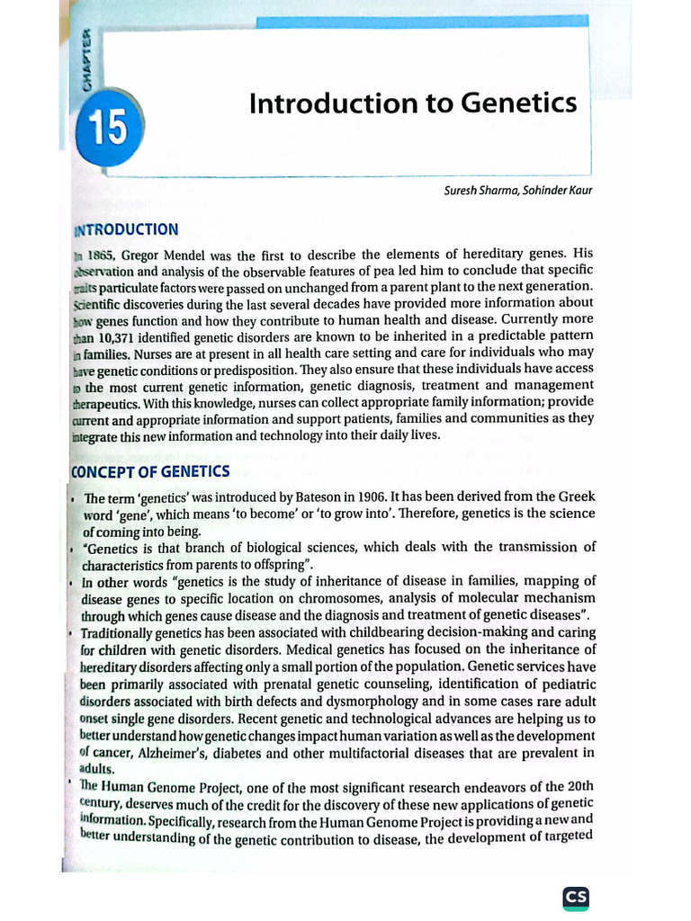 Genetics Part 1 | PDF