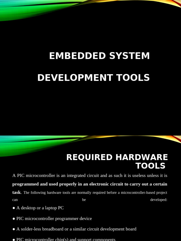 Microcontroller Development Tools Guide | PDF | Microcontroller ...