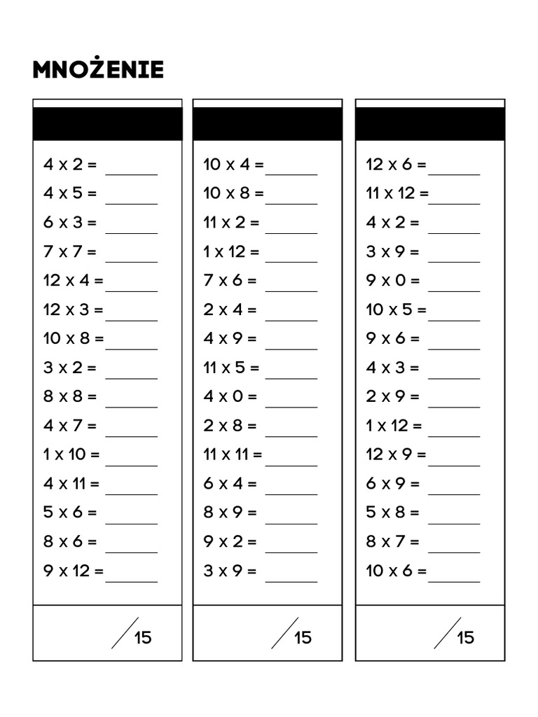 Math Multiplication and Addition Exercises | PDF