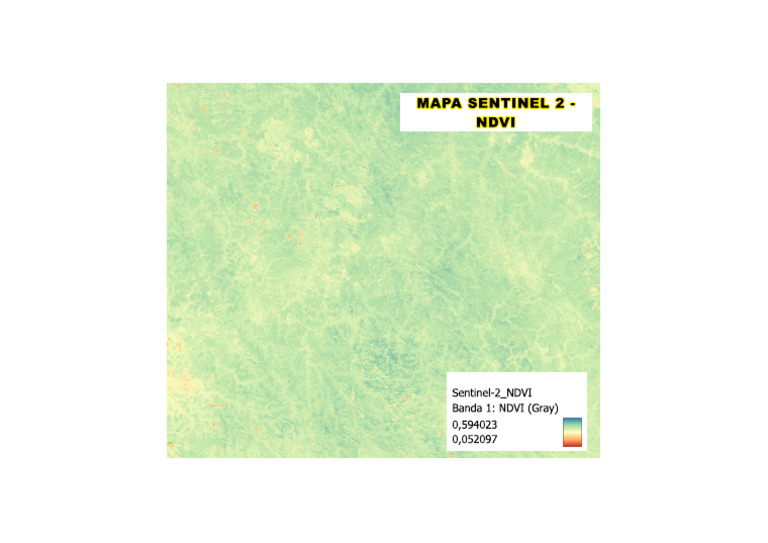 Mapa Sentinel 2 - NDVI | PDF
