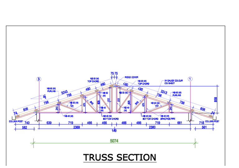 Trusss Section | PDF