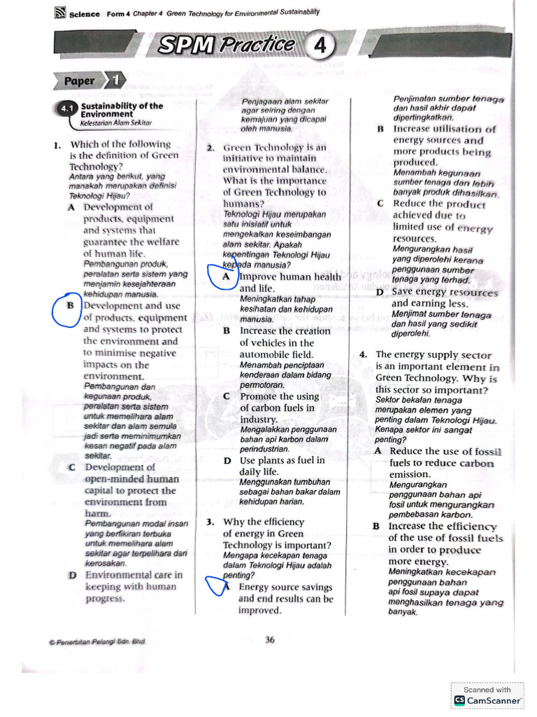 Form 4 Chapter 3 | PDF