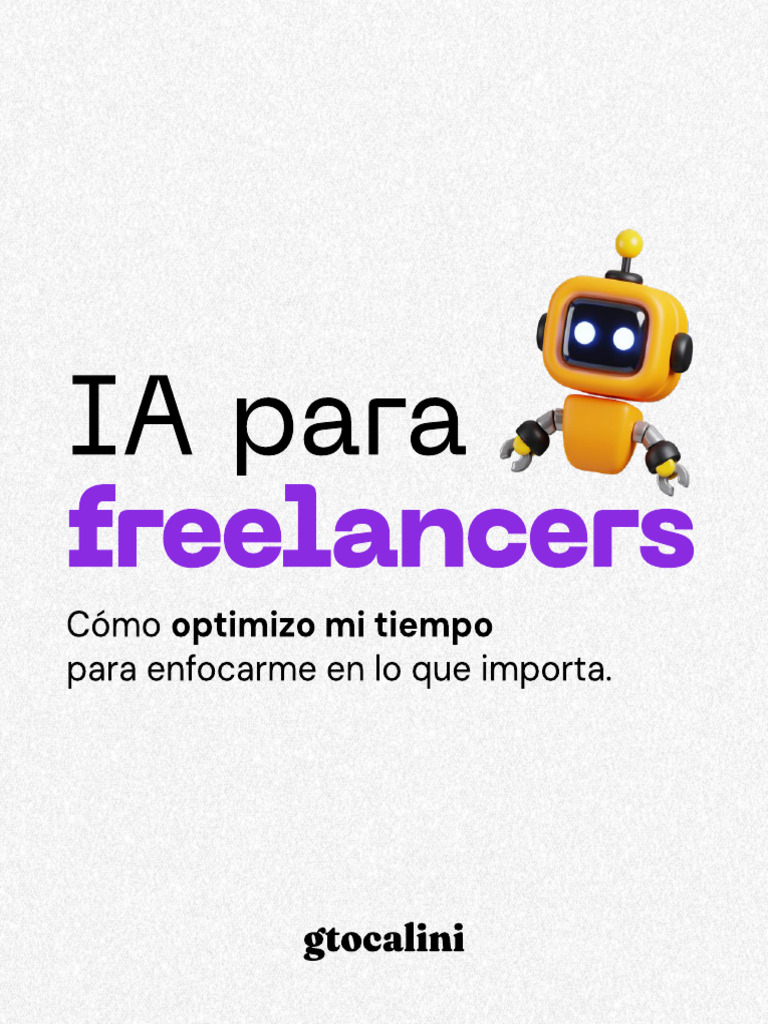 IA para Freelancers: Optimiza tu Tiempo | PDF