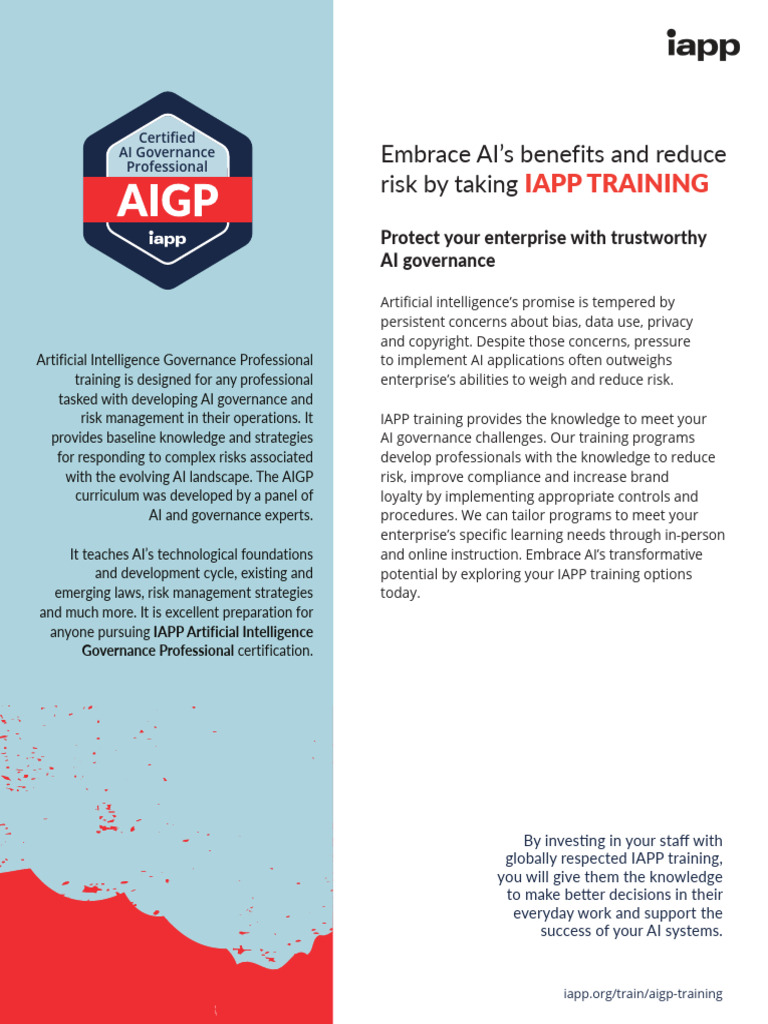 Iapp Coursemods Aigp 112624 Final | PDF | Artificial Intelligence ...