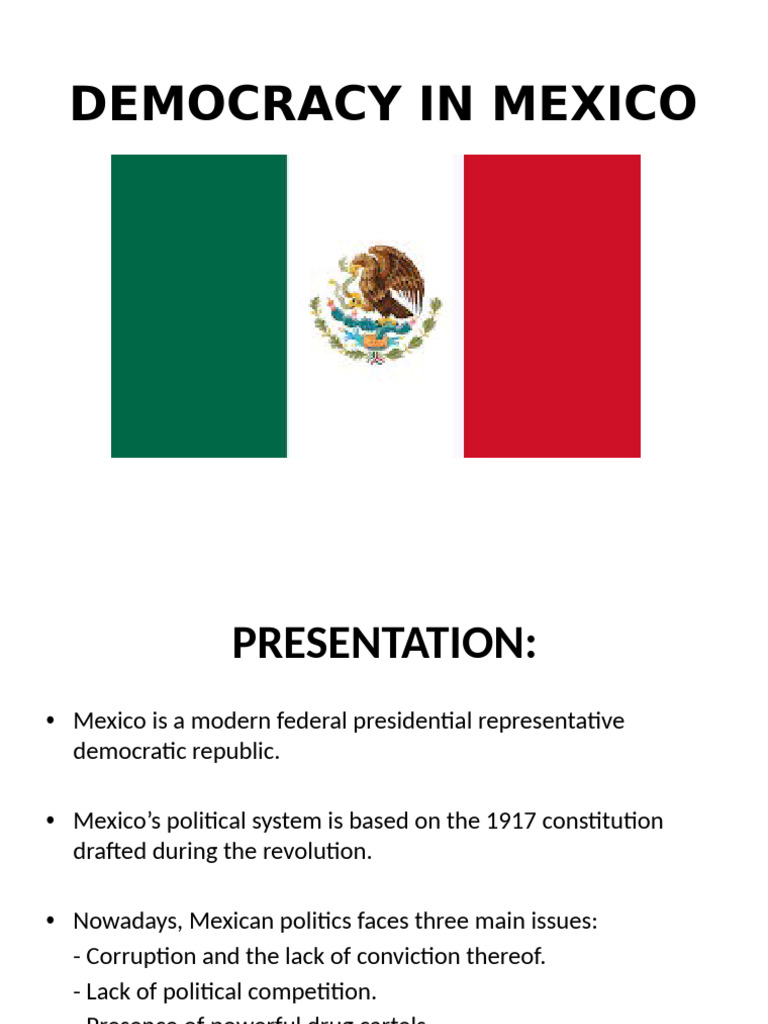 Overview of Mexico's Democratic System | PDF | Institutional ...