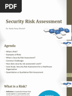 Npsa Role Based Protective Security Risk Assessment Guidance | PDF ...