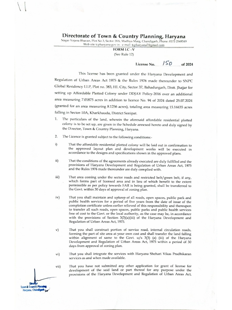 NV City Kharkhauda DDJAY Licence II | PDF