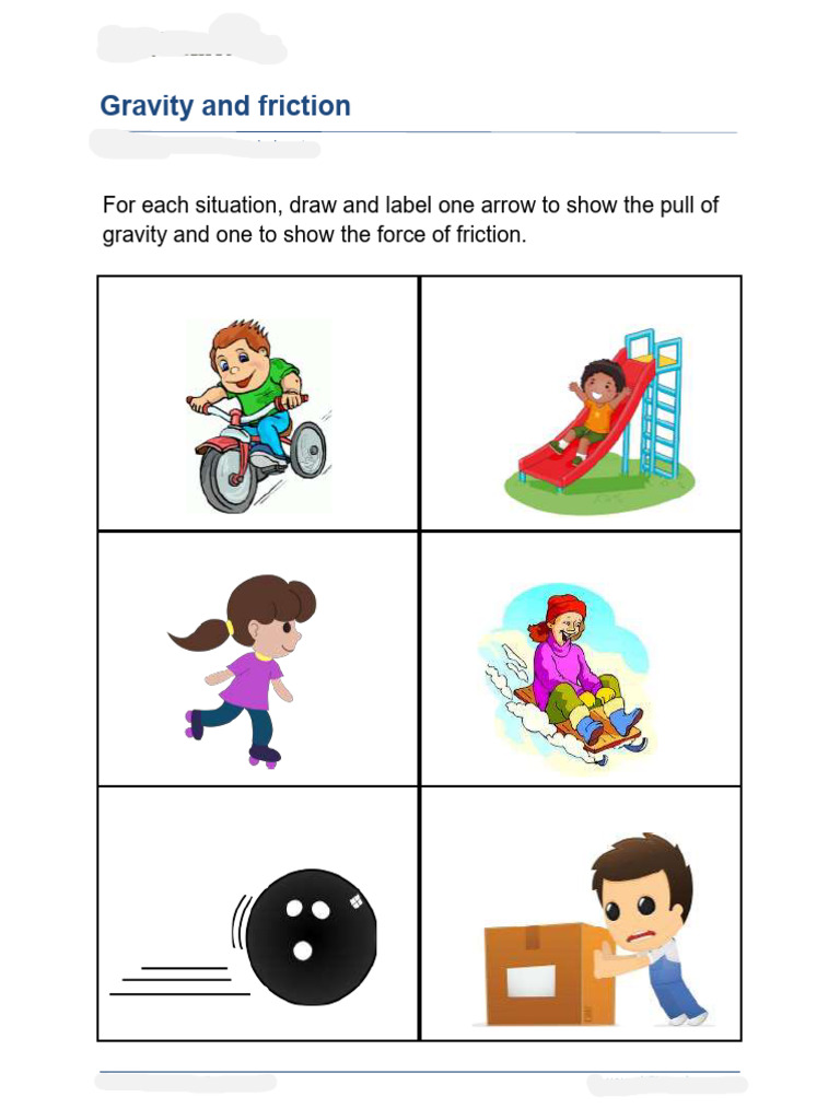 Grade-3-Gravity-Friction-E - Gravity | PDF