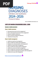 Nanda 2024-2026 | PDF | Medical Diagnosis | Theory