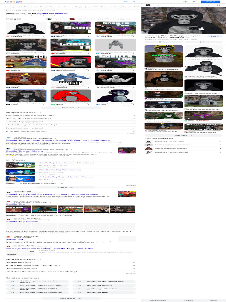 Gorrila Tag Monkey - Google Search | PDF | New Media | Virtual Reality