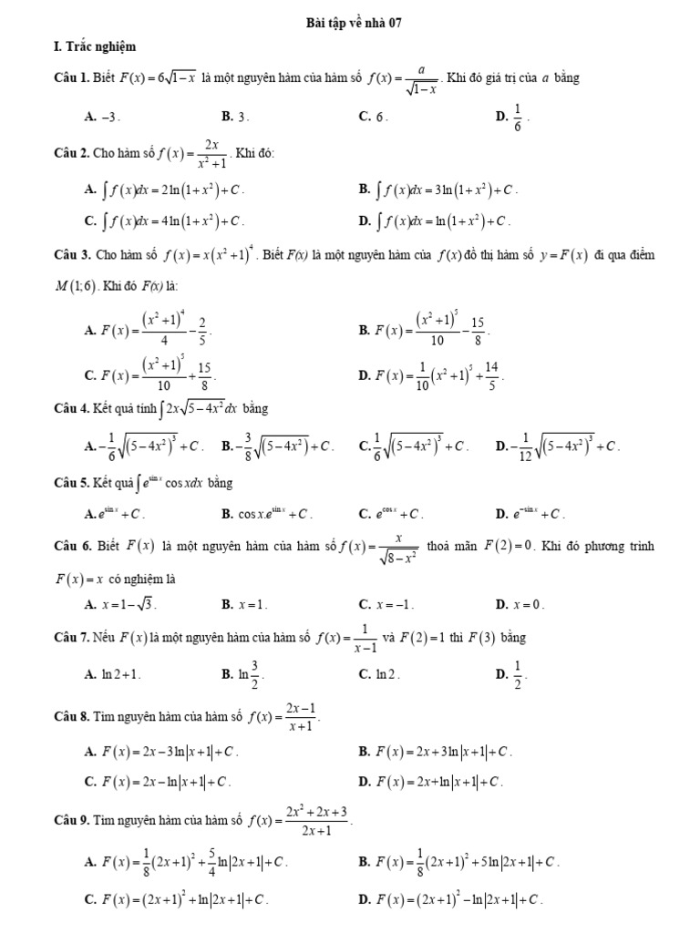 12-DS-C3-Bai-Tap-Ve-Nha-07-Thuc-Te-De-Bai | PDF