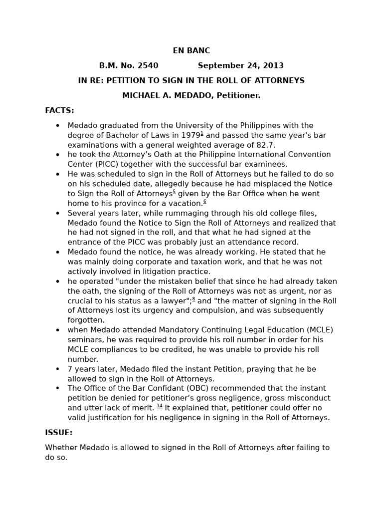 CASE-9-FAILURE-TO-SIGN-PETITION-TO-SIGN | PDF | Lawyer | Practice Of Law