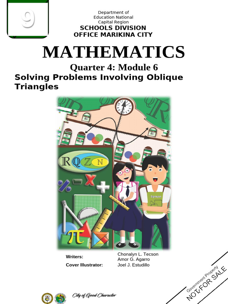 MATH_GR9_QTR4-MODULE-6-converted (1) | PDF | Elementary Geometry | Trigonometry