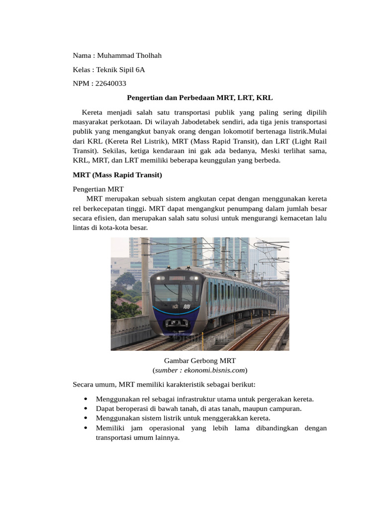 Tugas Jalan Rel | PDF