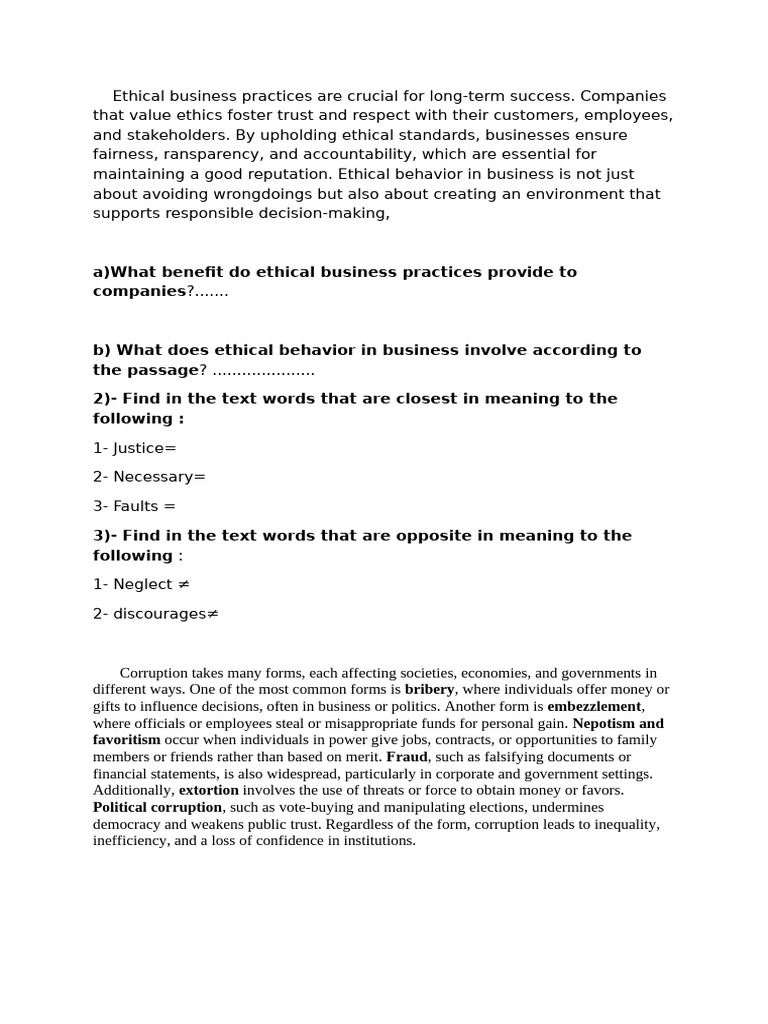 Bribery Embezzlement Nepotism and Favoritism Fraud Extortion Political Corruption | PDF