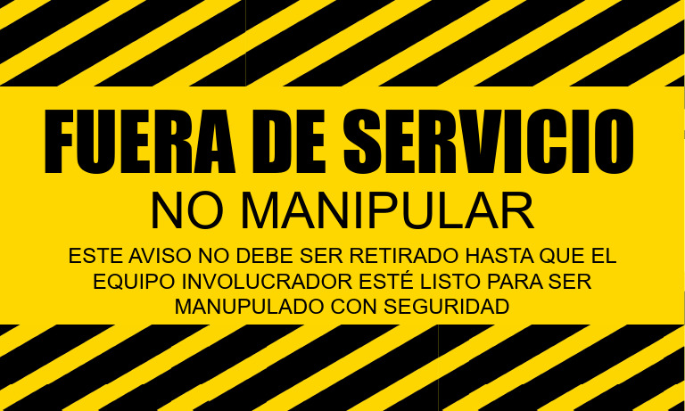 Aviso Fuera de Servicio | PDF