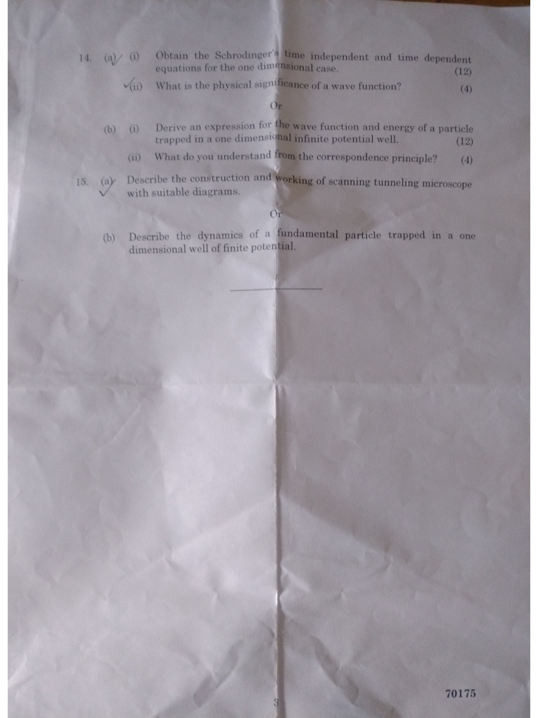 PH 3151 Arrear QP | PDF