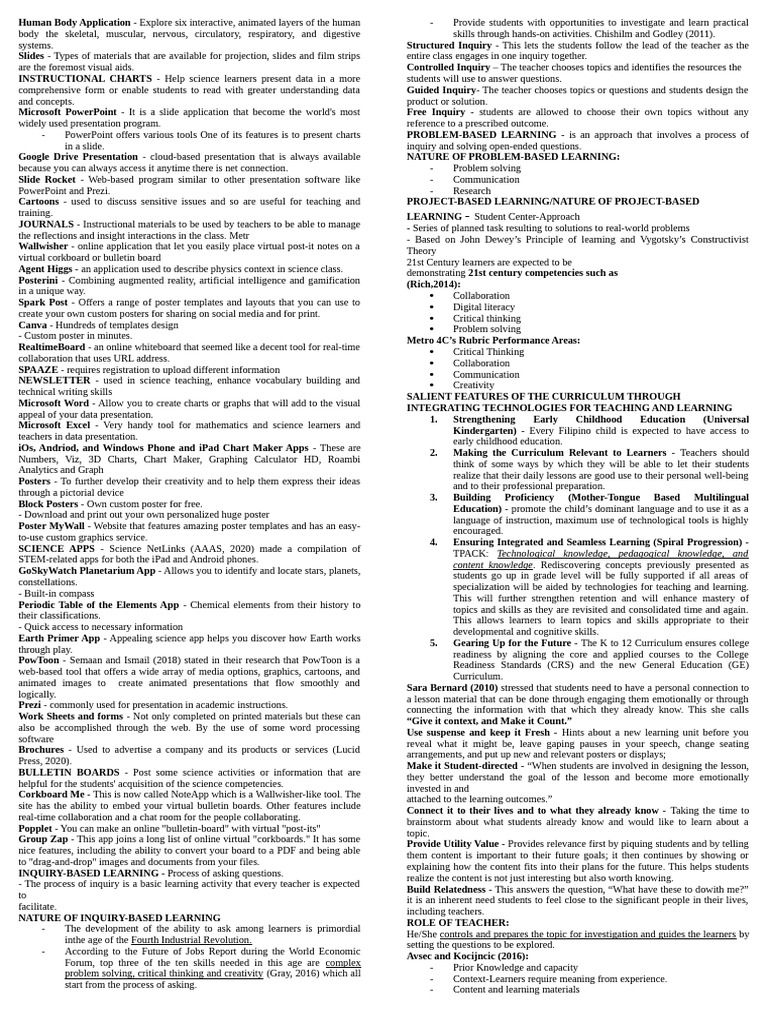 rrr | PDF | Learning | Inquiry Based Learning