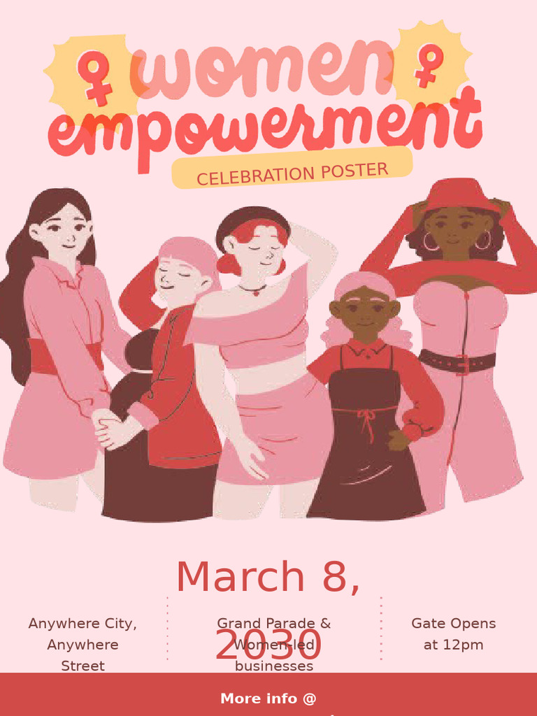 Women Empowerment Celebration Poster | PDF