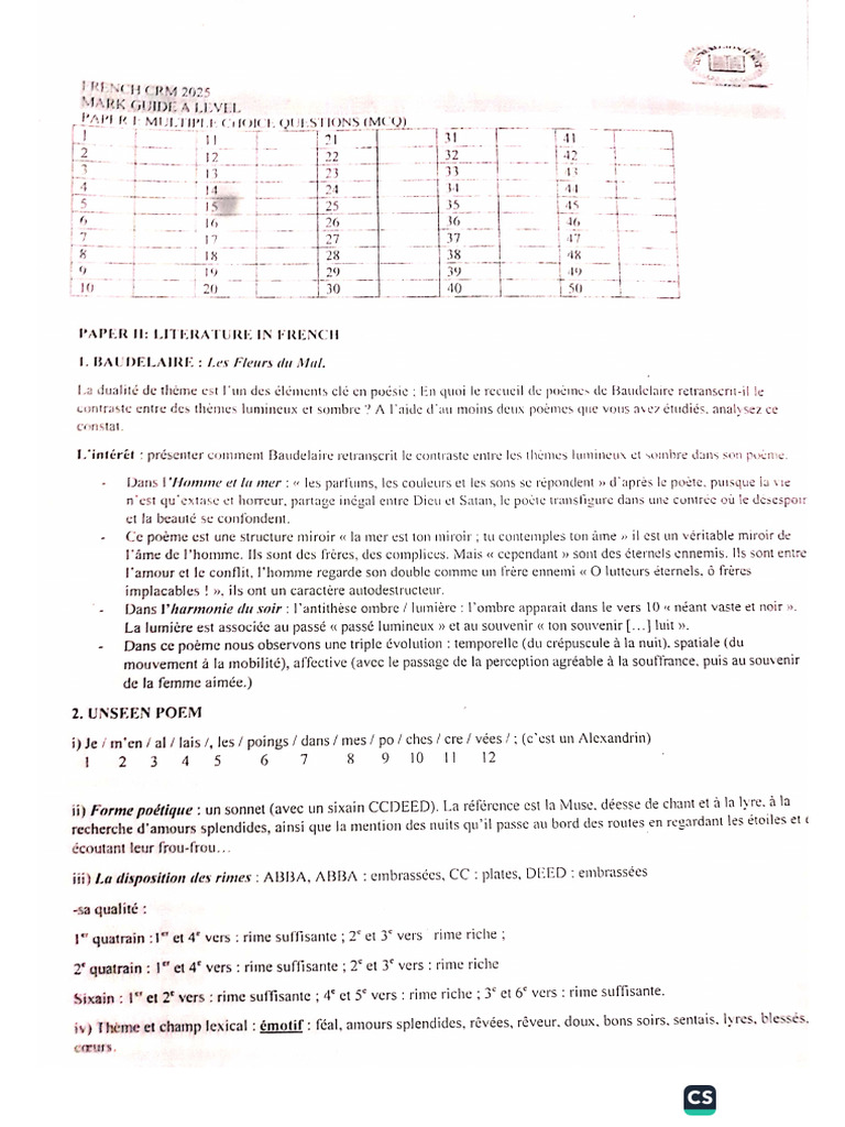 French Advanced | PDF