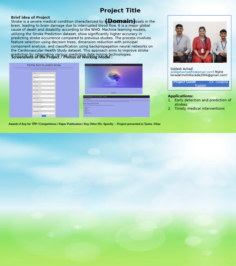 Brain Stroke Detection Pdf