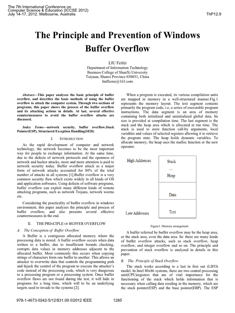 The Principle and Prevention of Windows | PDF | Computer Programming ...