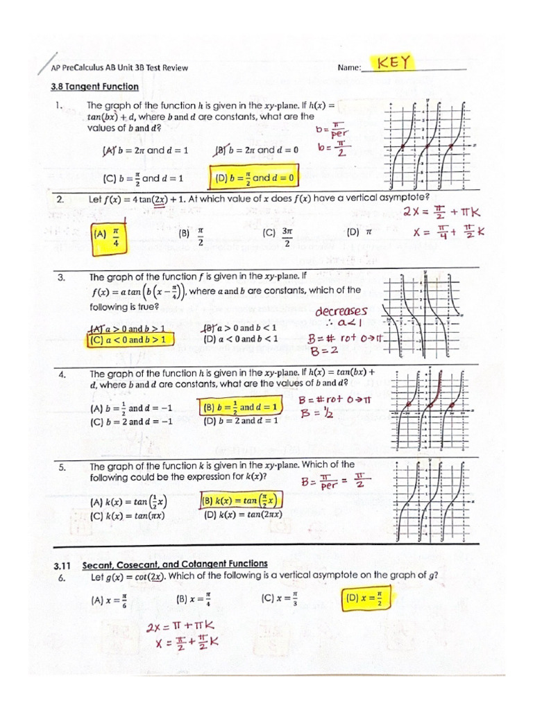 8+-+HW+-+Test+Review+KEY | PDF