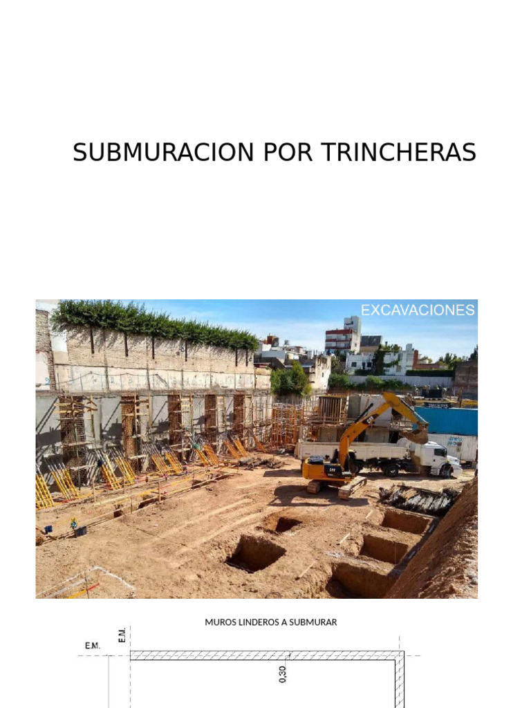Submuración y Reparación de Muros | PDF