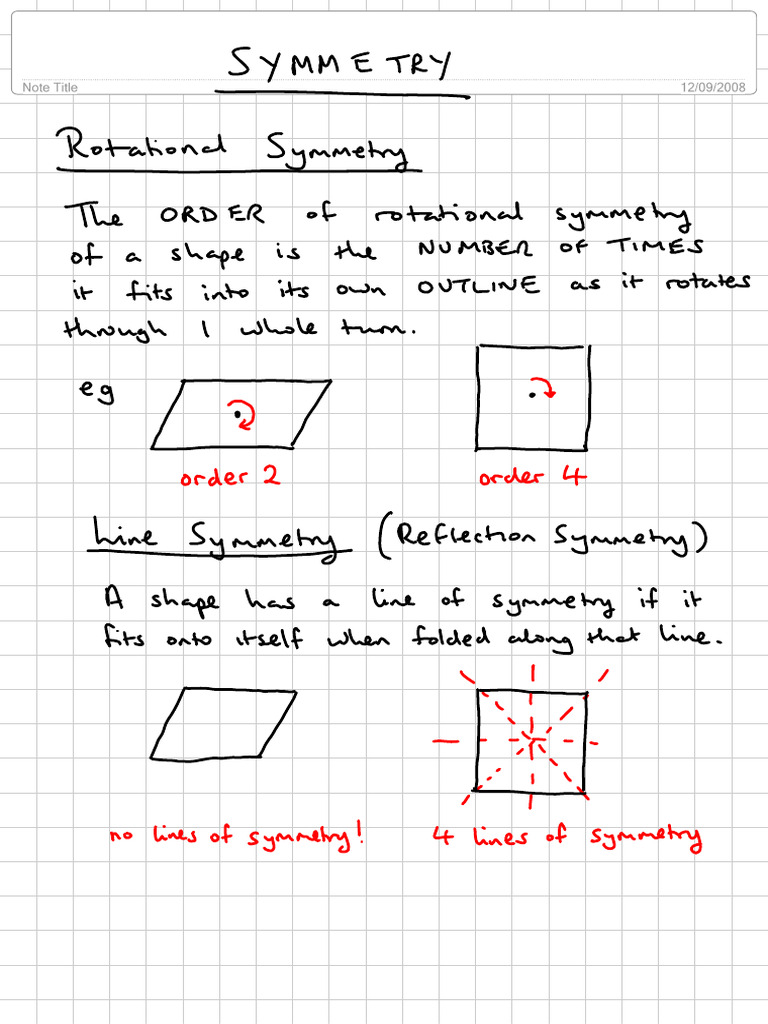 Symmetry-Notes | PDF