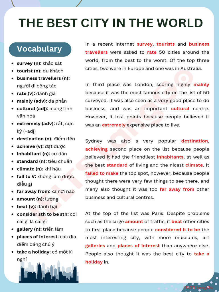 New Lesson 1 Challenge 1 Pdf Pdf Vietnam