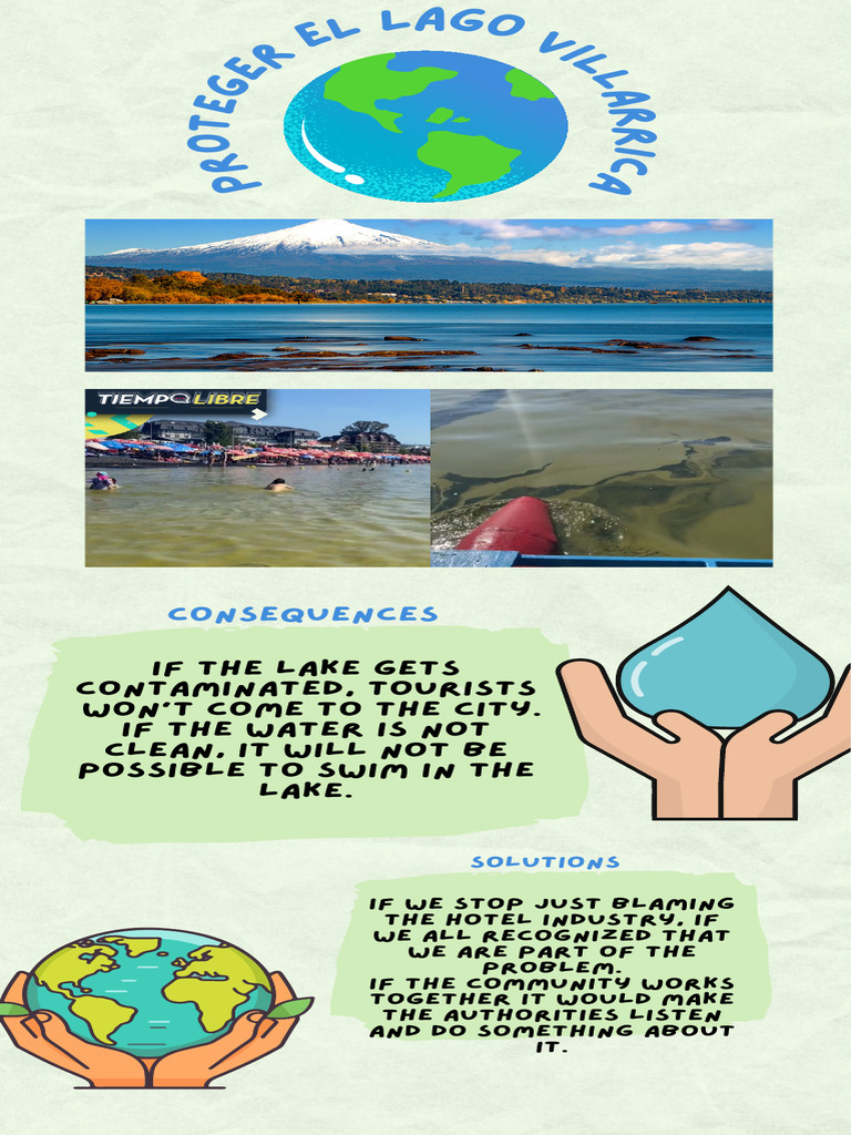 Infografía Guía Cuidar Medio Ambiente Ilustrativo Azul Verde | PDF