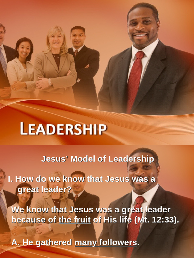 Jesus' Leadership Principles Explained | PDF | Jesus | Religious Belief ...