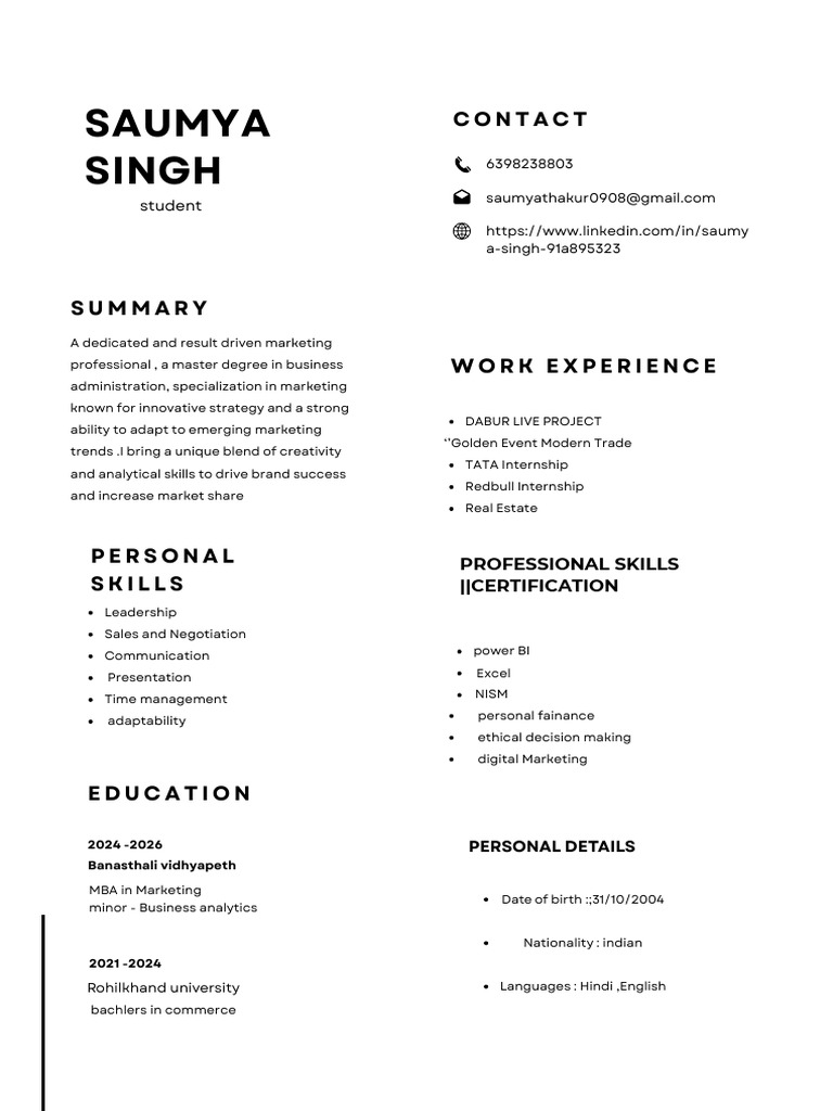 New Resume Tanya | PDF