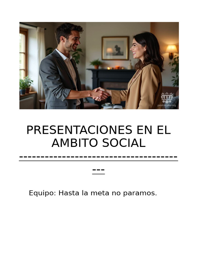 Presentaciones en Ambito Social | PDF