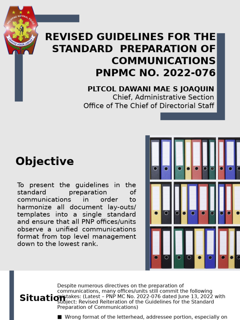 COMM - PNP MC 2022-076_1 | PDF | Written Communication | Writing