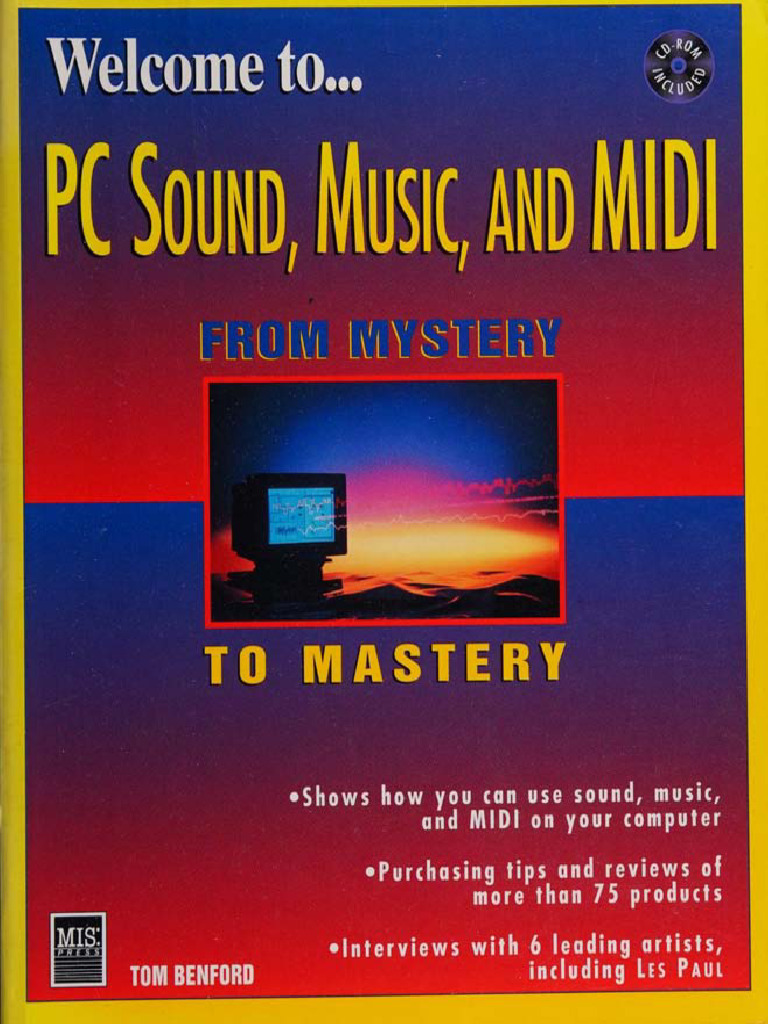 Benford, Tom - Welcome to PC Sound, Music and MIDI | PDF