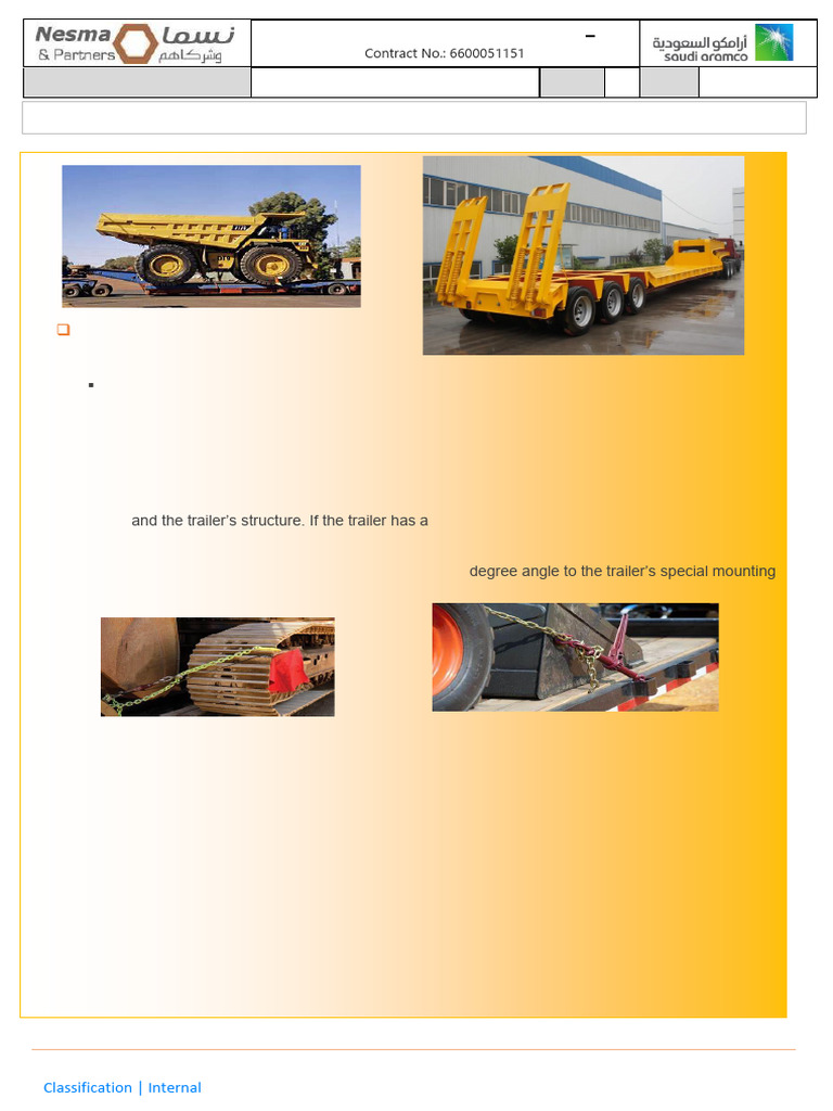 Week-12, TBT Loading, Unloading of Heavy Equipment Safety Campaign ...